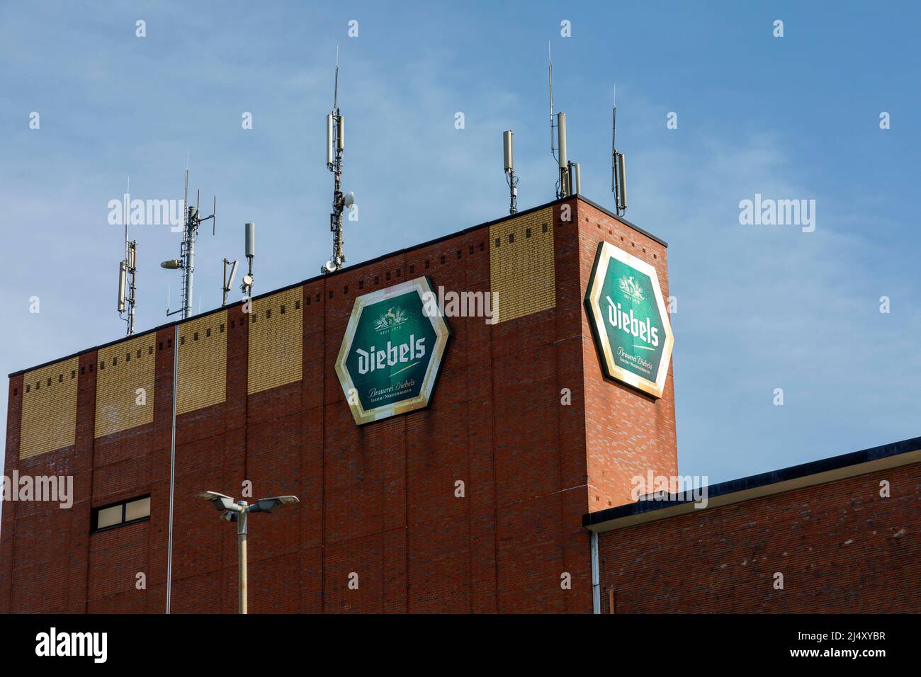 Brewery Diebels GmbH & Co. KG in Issum Stock Photo - Alamy