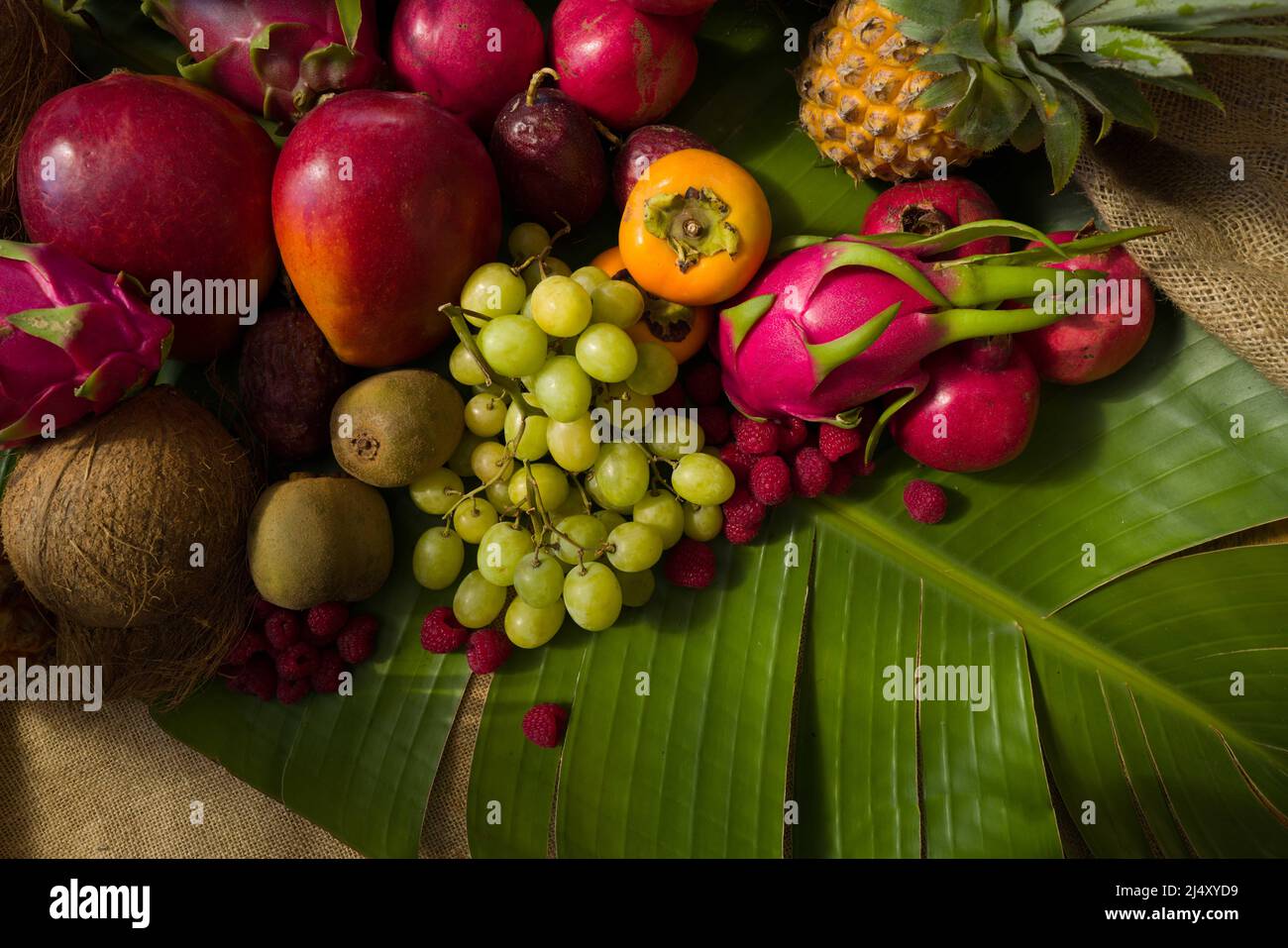 Tropical fresh fruits hi-res stock photography and images - Alamy