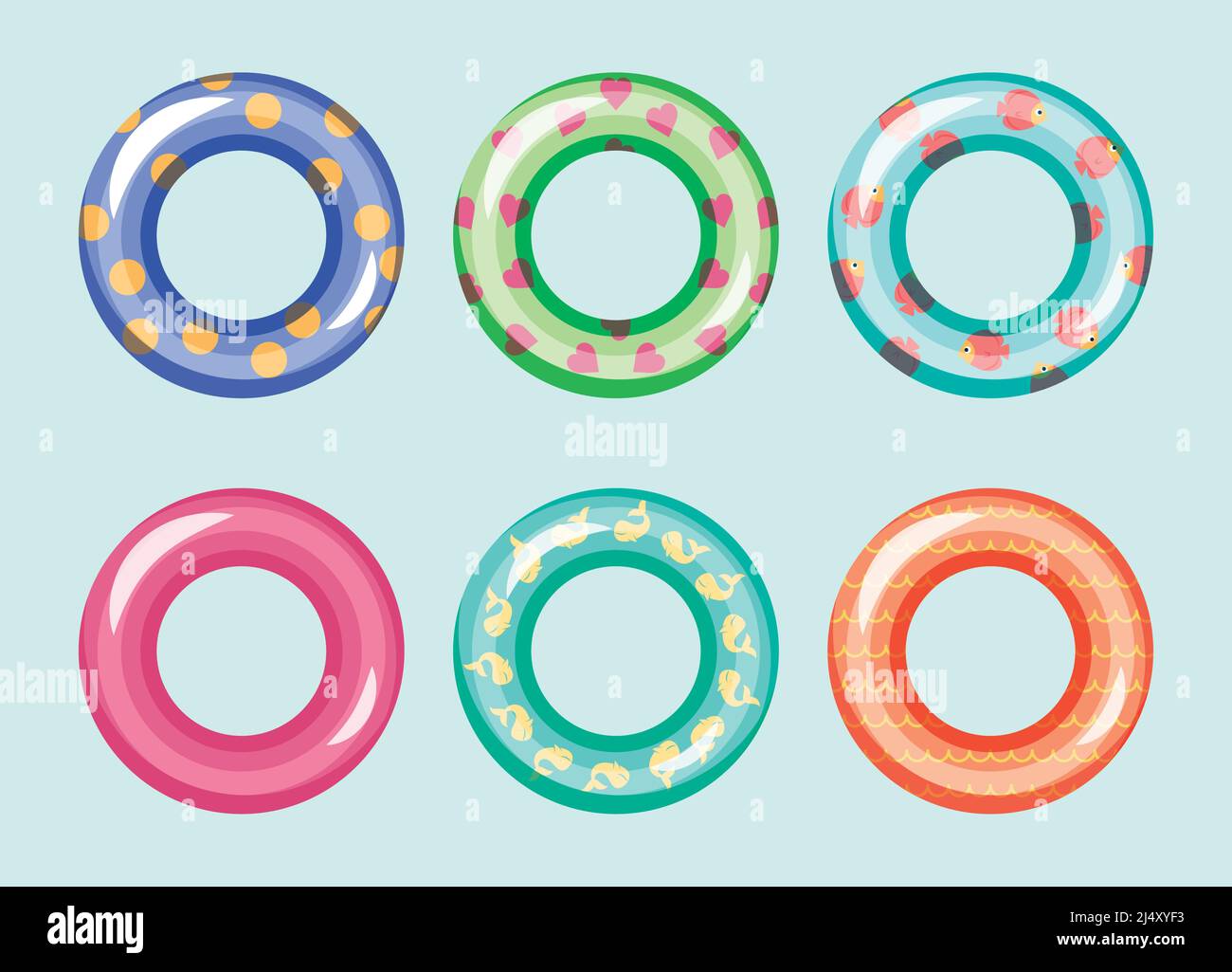 Rubber floats Stock Vector Images - Alamy