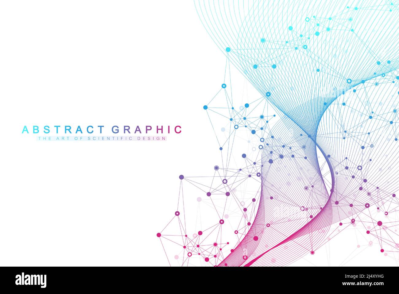 Scientific vector illustration genetic engineering, DNA helix, DNA ...