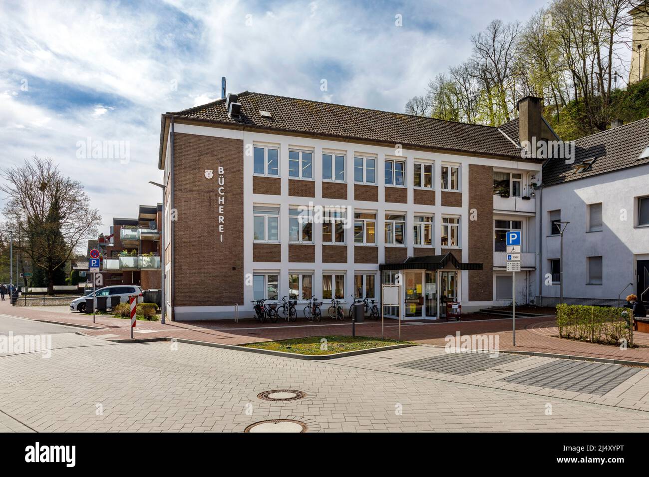 Library of the city of Kleve Stock Photo - Alamy