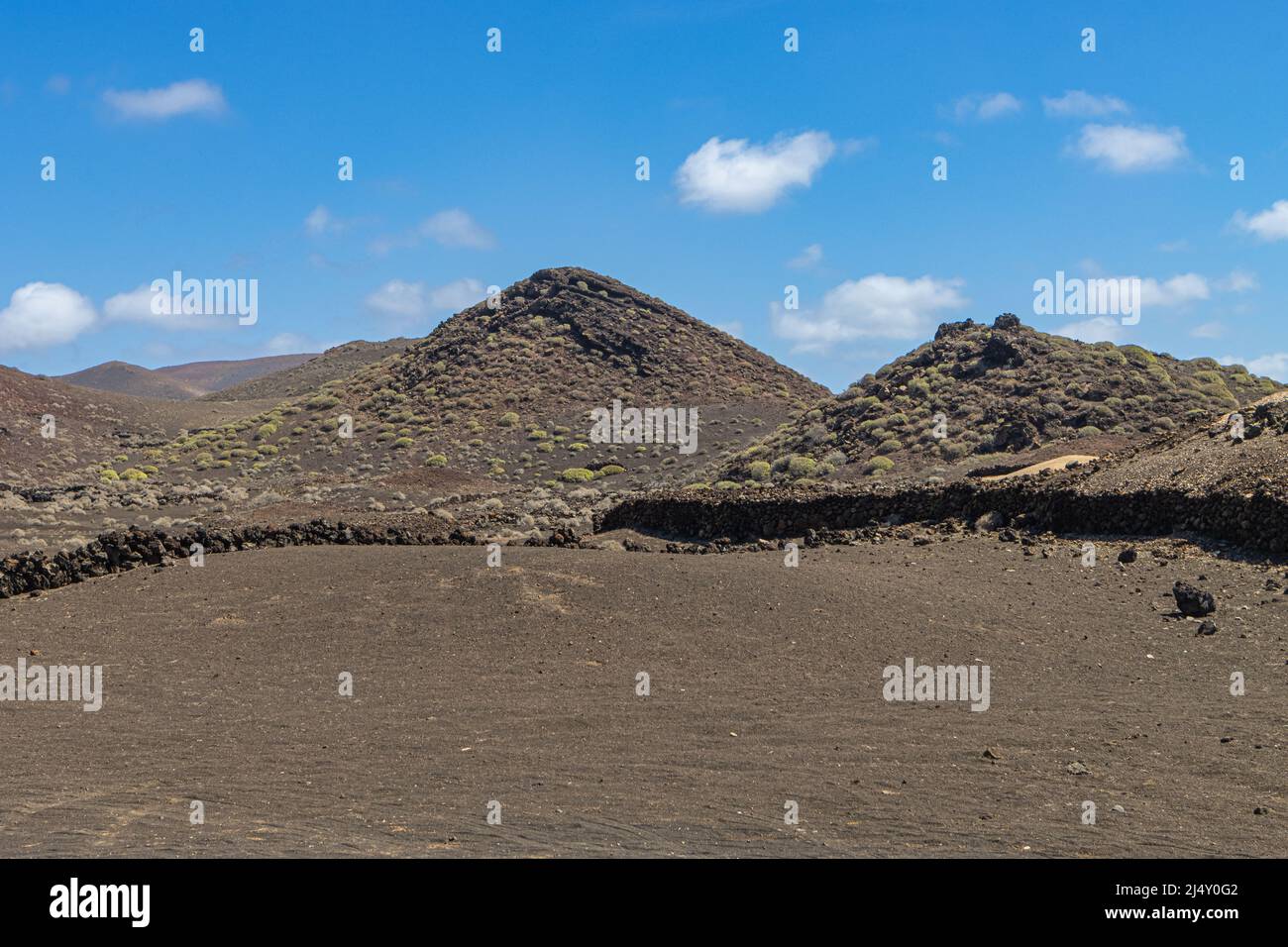 Volcanic island, landscape with beautiful scenery Stock Photo - Alamy