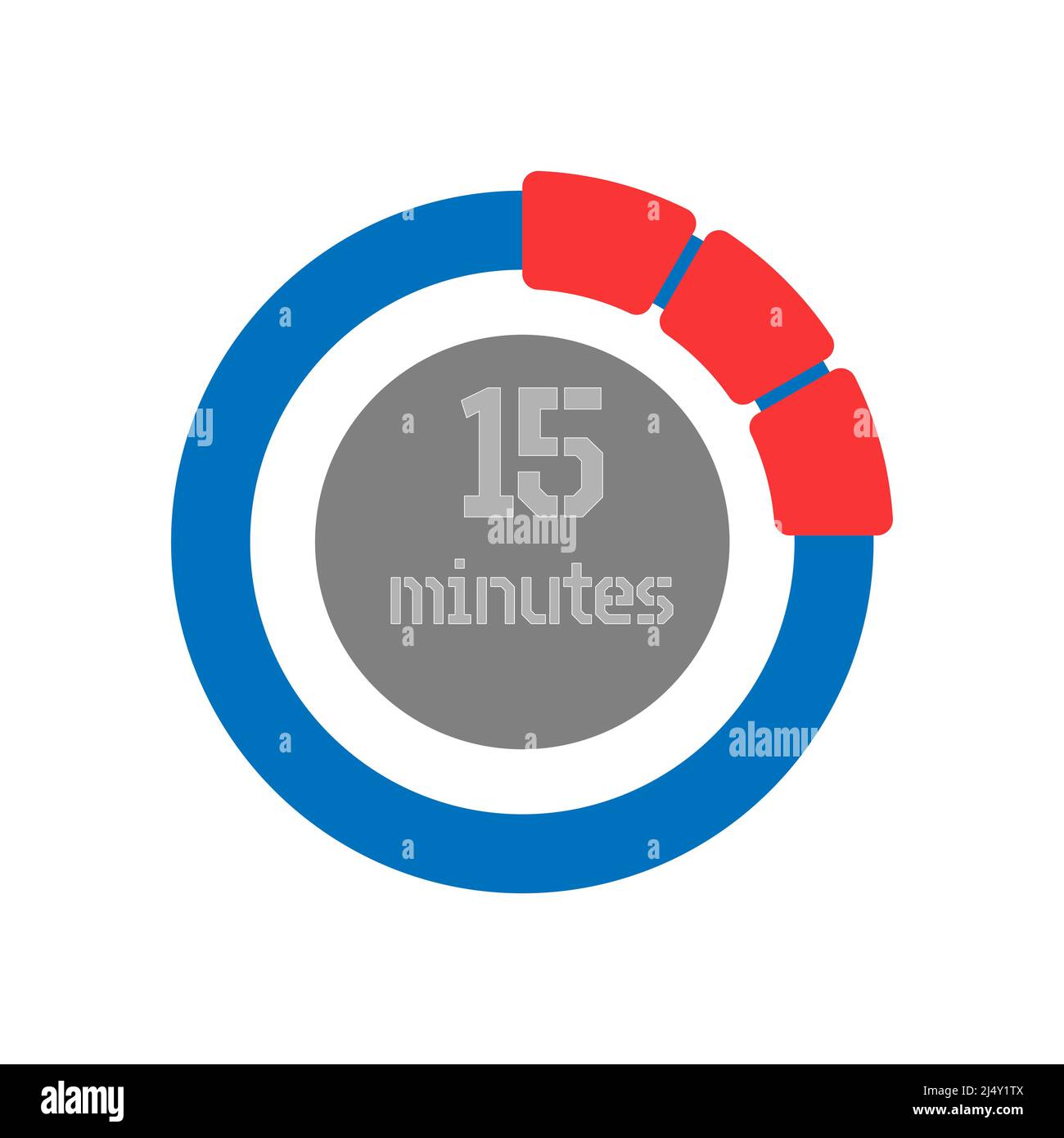 15 minutes vector vectors hi-res stock photography and images - Alamy
