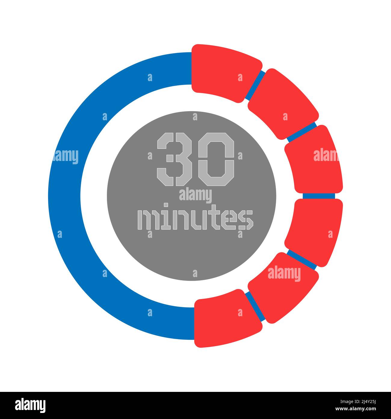 30 minutes vector vectors hi-res stock photography and images - Alamy