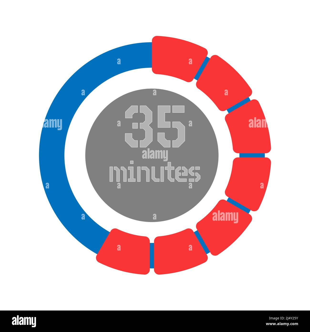 35 minutes vector vectors hi-res stock photography and images - Alamy