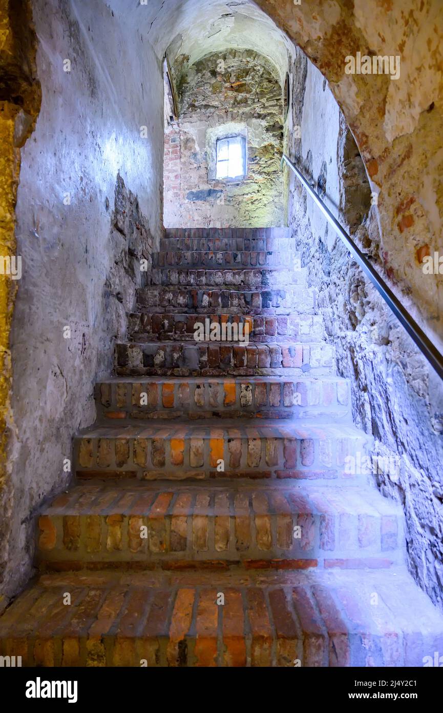 Stairs of the Ljubljana Castle in Ljubljana, Slovenia Stock Photo - Alamy