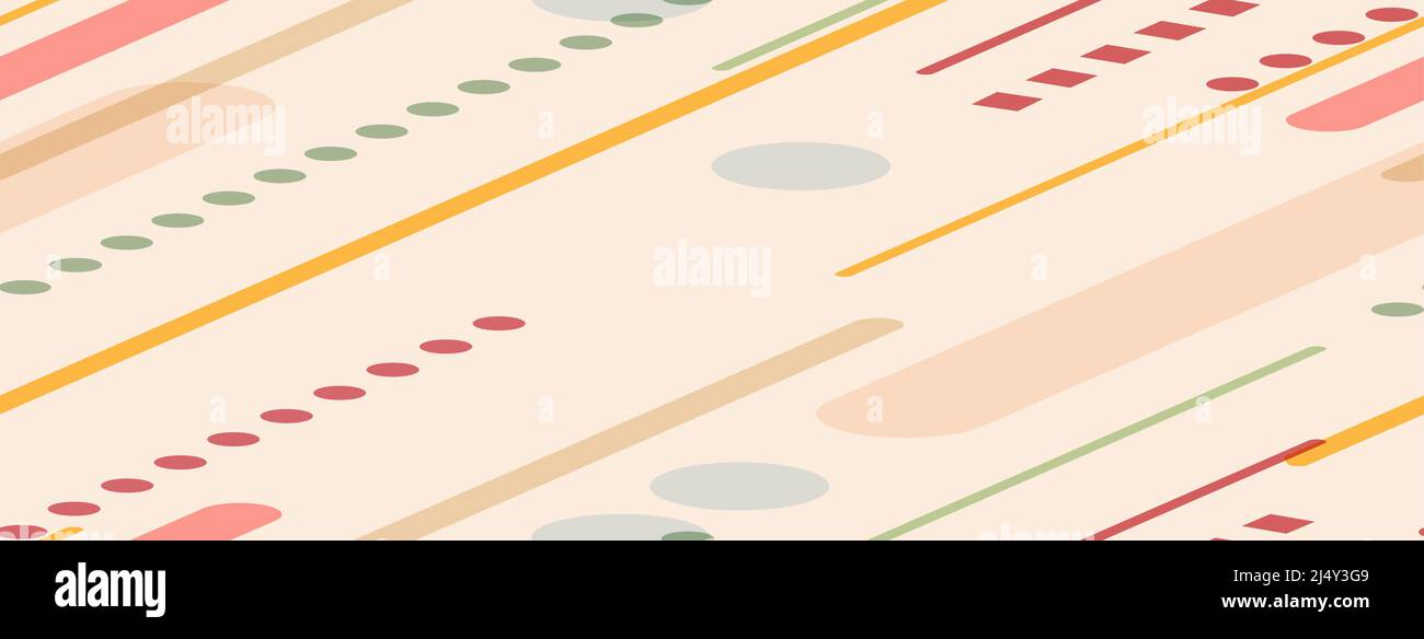 Abstract seamless color pattern with different geometric shapes ...