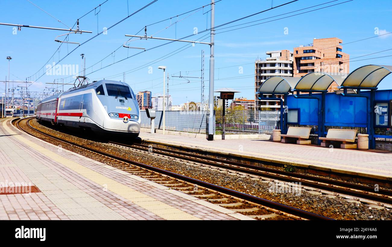Intercity Italian Train by Trenitalia, Italy Stock Photo - Alamy