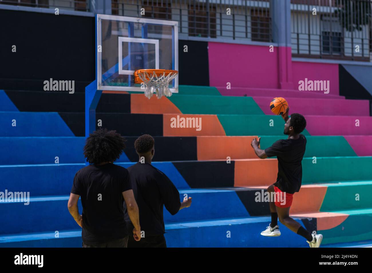 Community basketball courts hi-res stock photography and images - Alamy