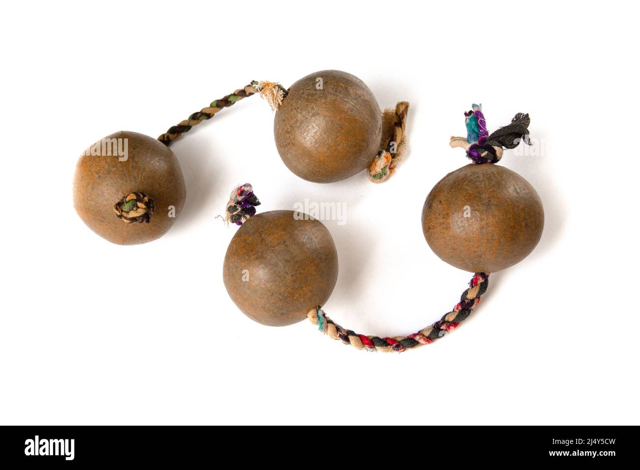 Traditional thelevi gourg, or aslatua, kasskass isolated on white ...