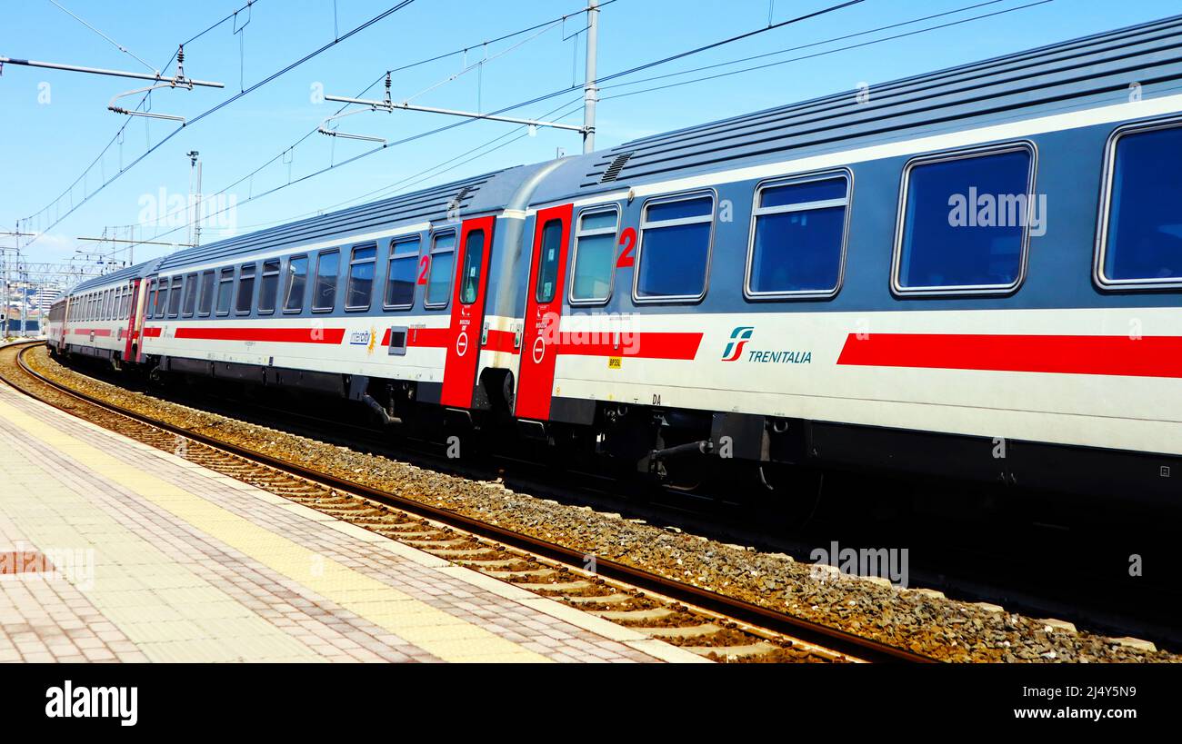Intercity Italian Train by Trenitalia, Italy Stock Photo - Alamy