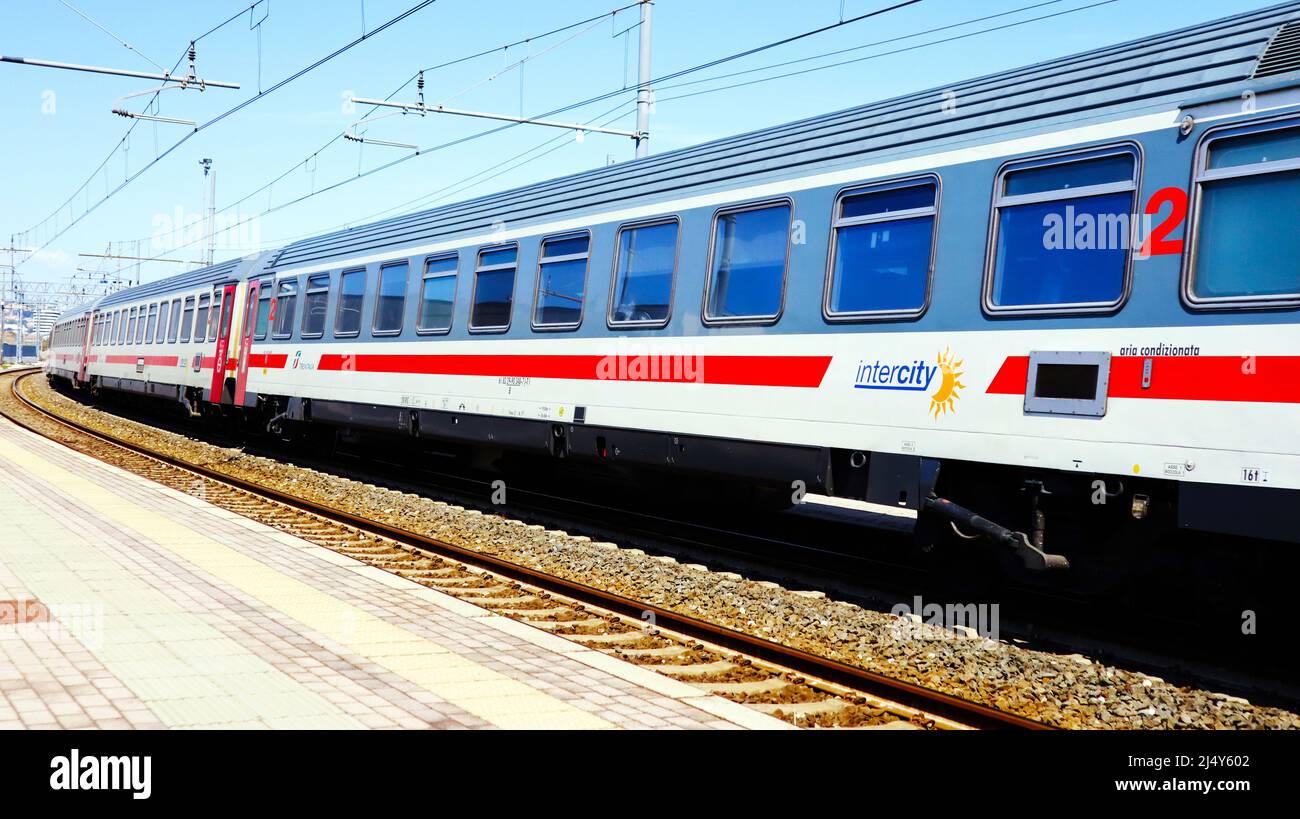 Intercity Italian Train by Trenitalia, Italy Stock Photo - Alamy
