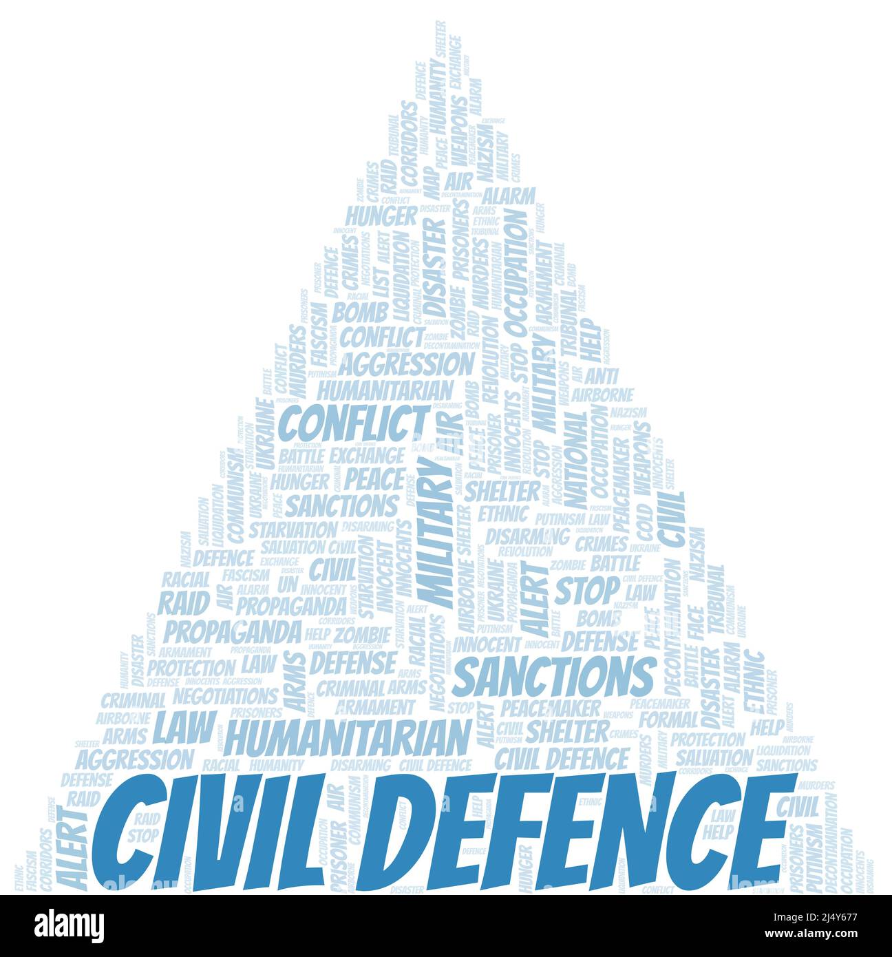 Civil Defence word cloud. Vector made with text only Stock Vector Image ...