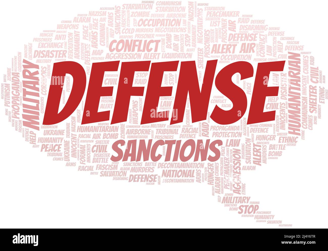 Defense word cloud. Vector made with text only Stock Vector Image & Art ...