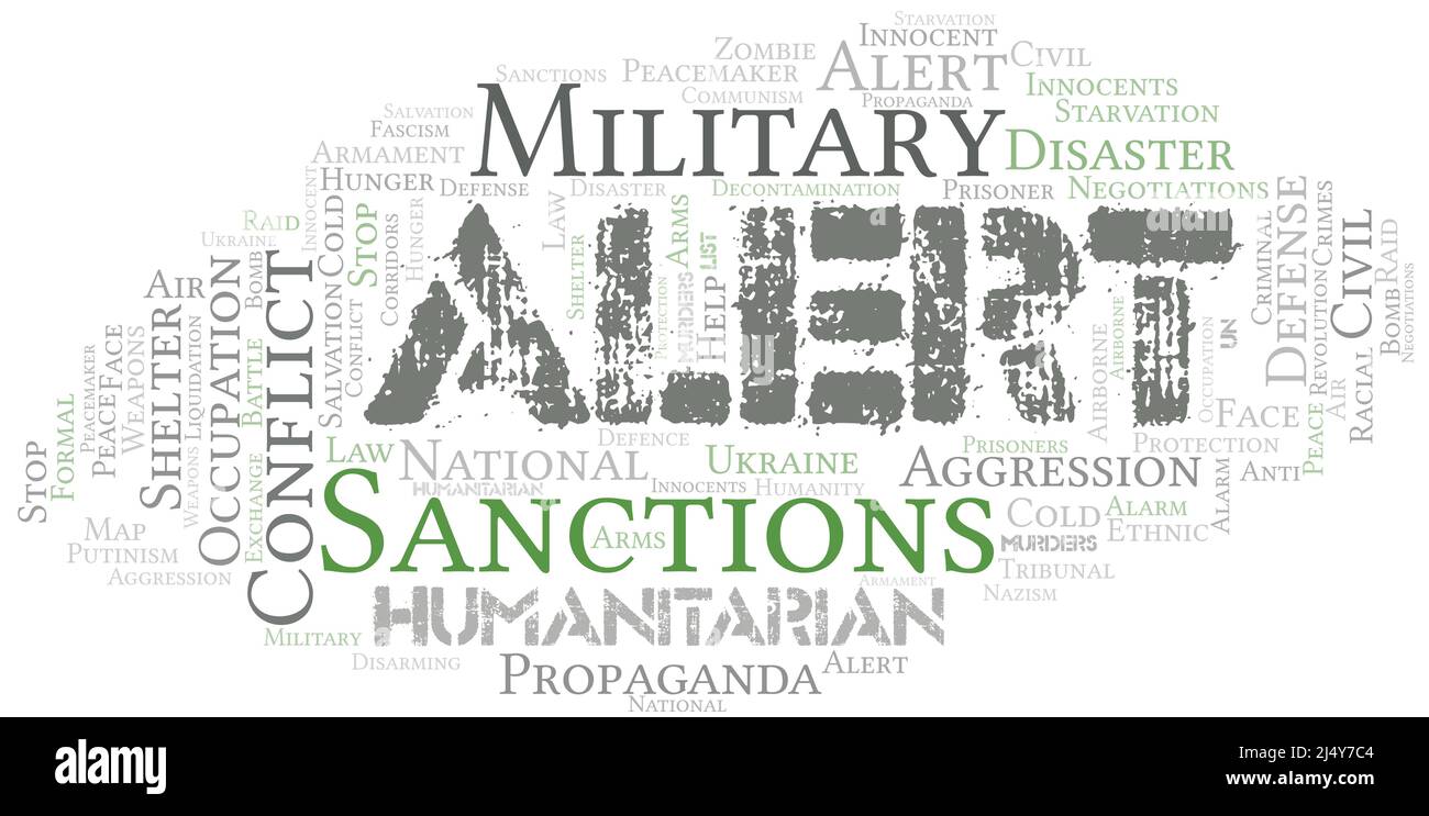 Alert word cloud. Vector made with text only Stock Vector Image & Art ...