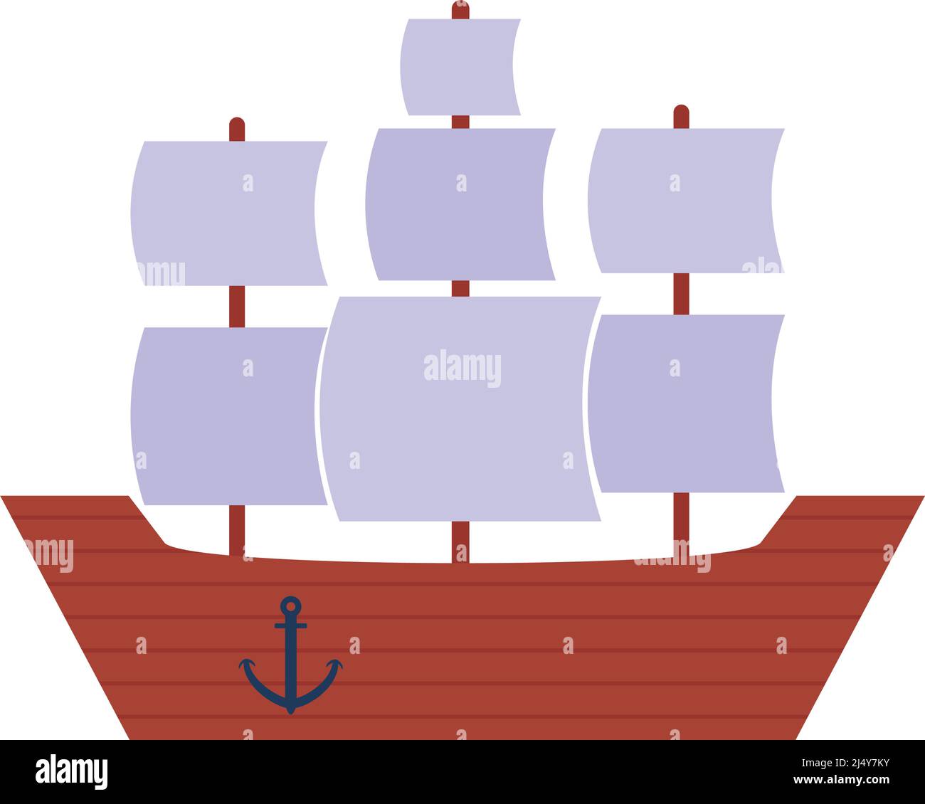 Commercial vessel in port Stock Vector Images - Alamy