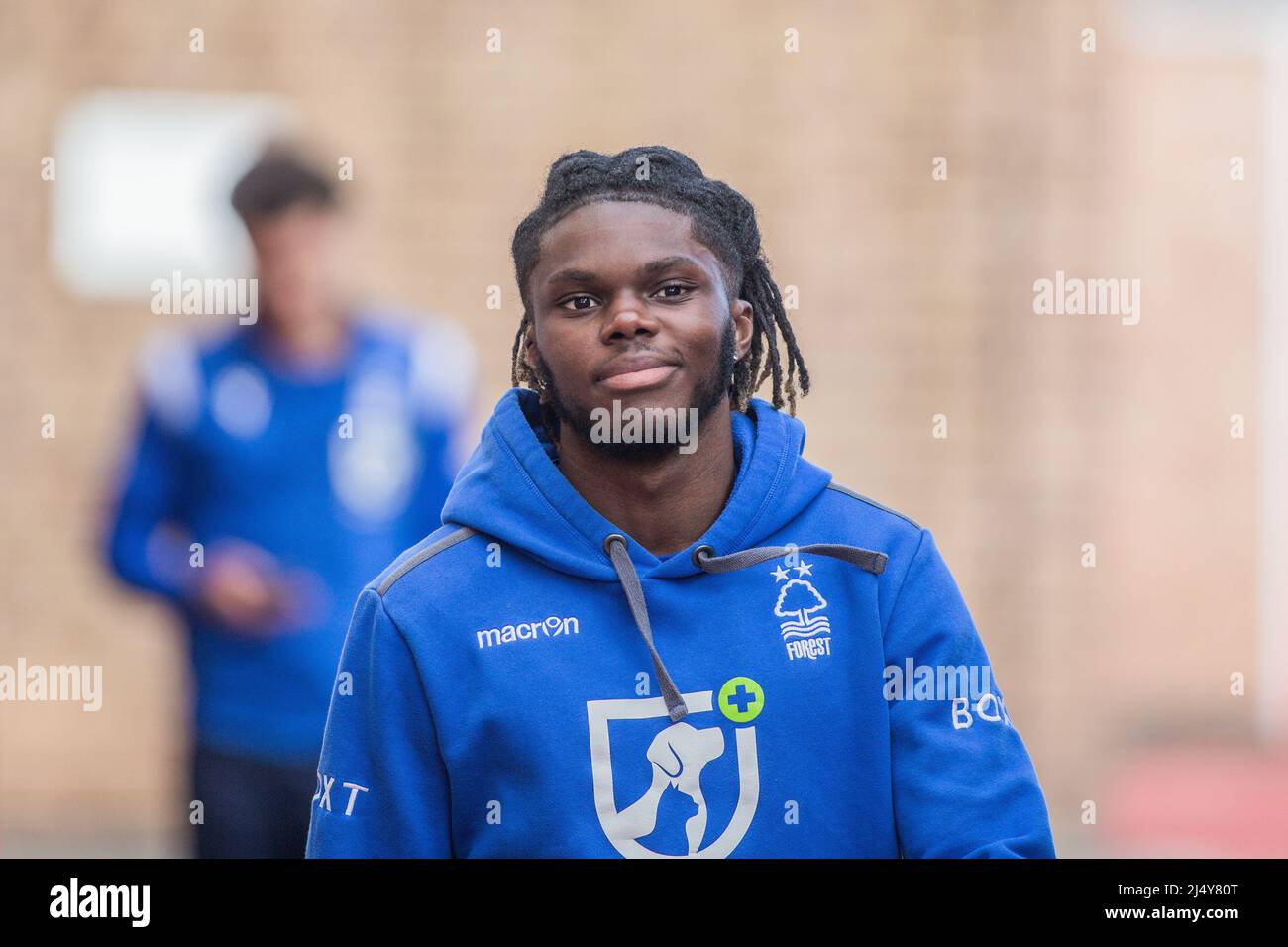 Alex Mighten #17 of Nottingham Forest arrives at The City Ground Stock ...