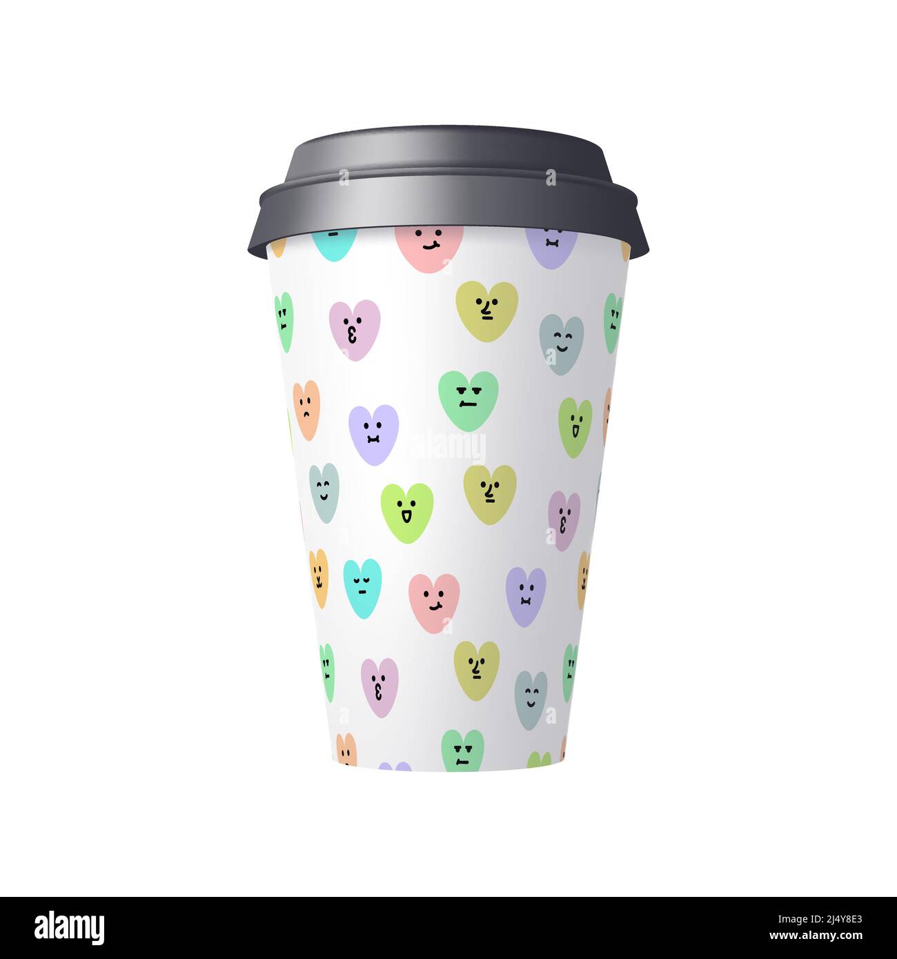 Coffee paper cup without cap Stock Vector Images - Alamy