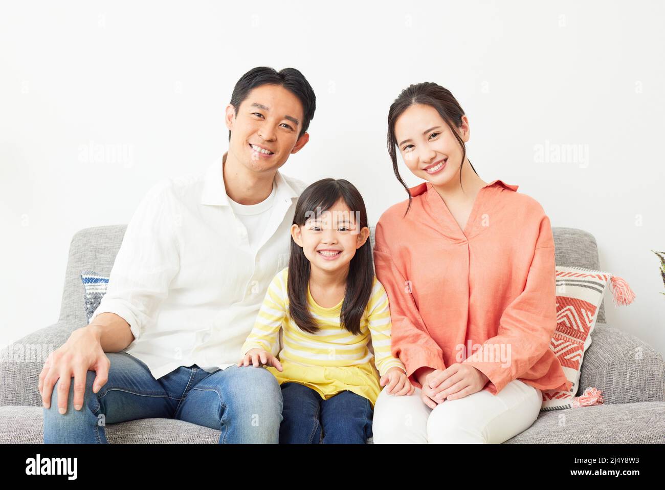 Japanese family together at home Stock Photo - Alamy
