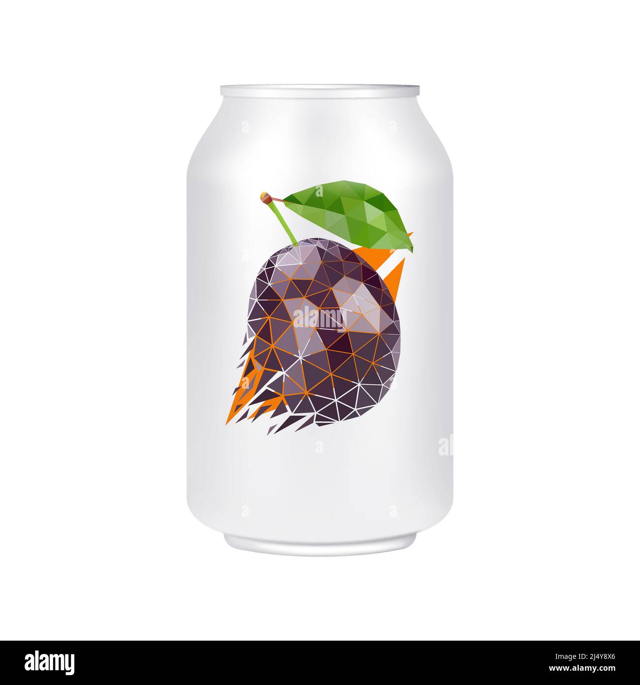 Vector can in mesh gradient style. Editable color Stock Vector Image ...