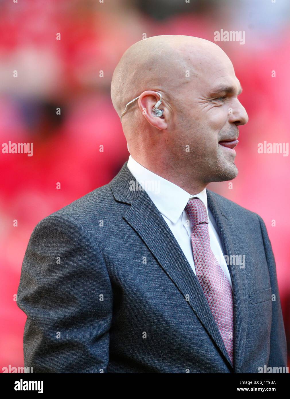 LONDON, ENGLAND - APRIL 16: Danny Murphy before kick off FA Cup Semi ...