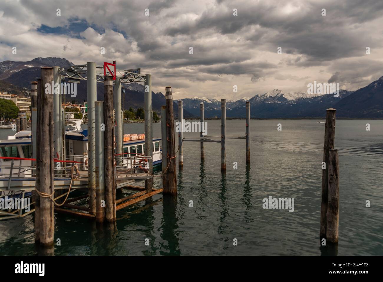 Passenger ship in locarno hi-res stock photography and images - Alamy