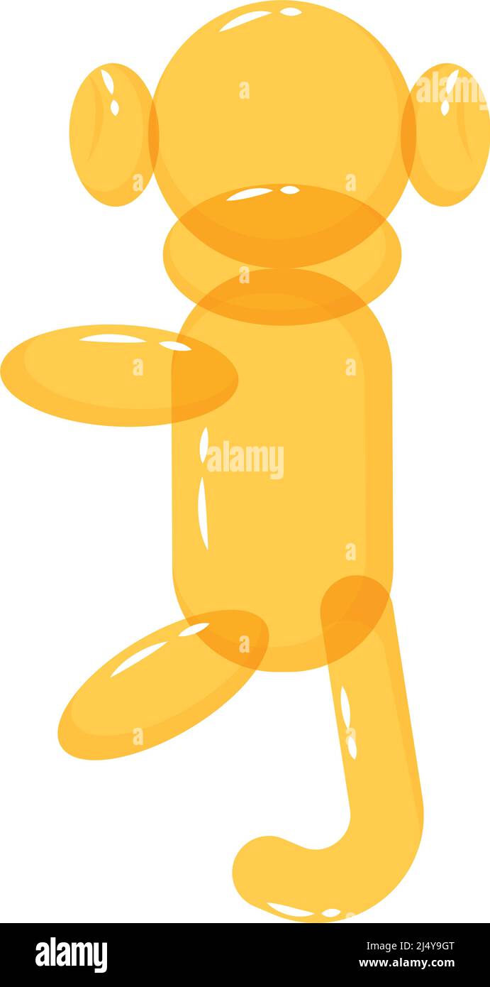yellow monkey balloon Stock Vector Image & Art - Alamy