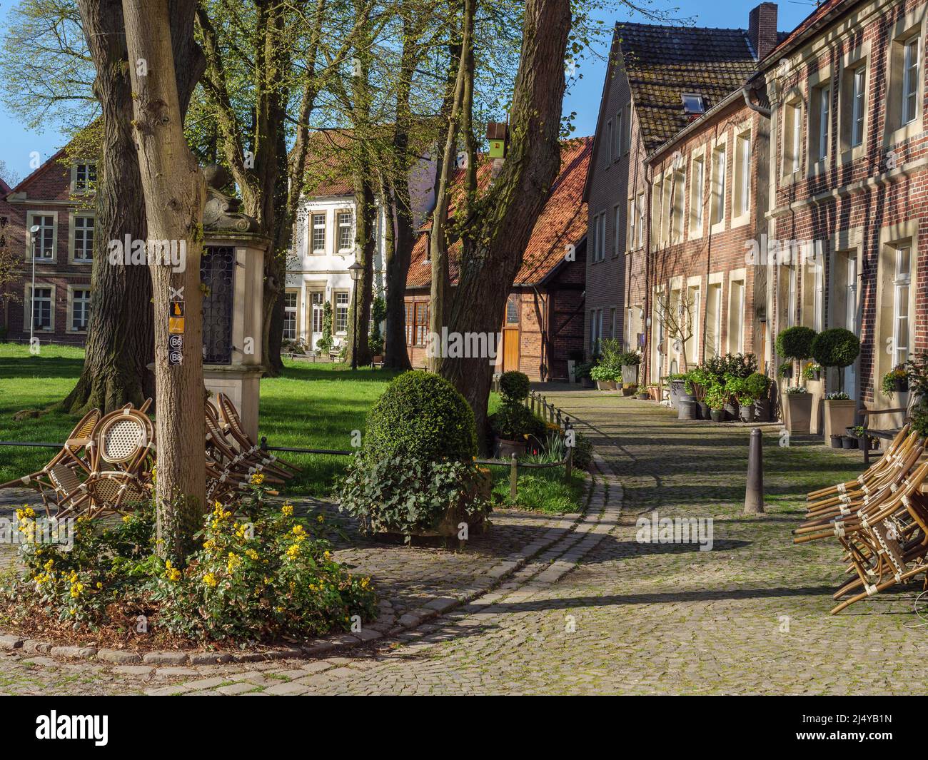 the city of Billerbeck in germany Stock Photo - Alamy