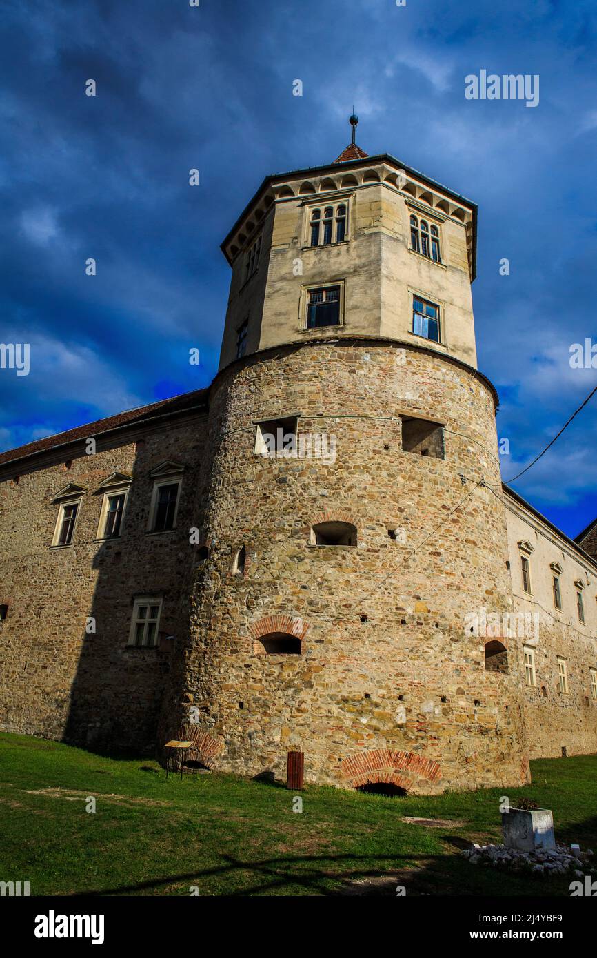 Inside of the Fagaras Citadel in Fagaras, Brasov County (Romania) - a ...
