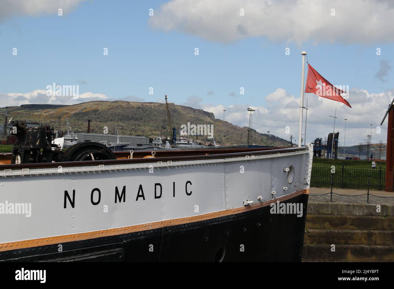 Nomadic Titanics tender Stock Photo - Alamy