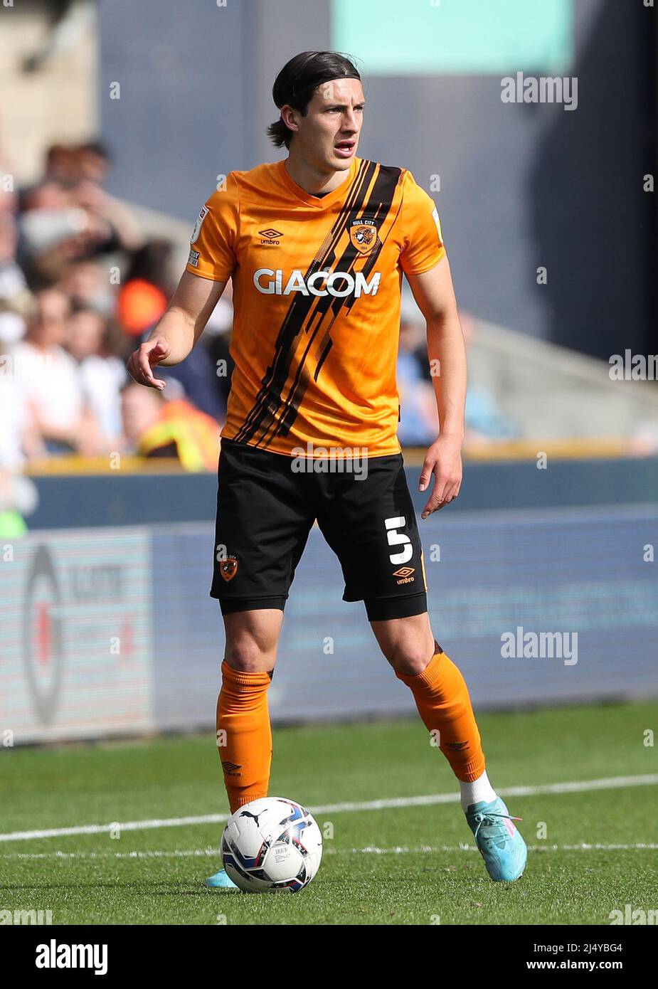 Hull City's Alfie Jones in action during the Sky Bet Championship match ...
