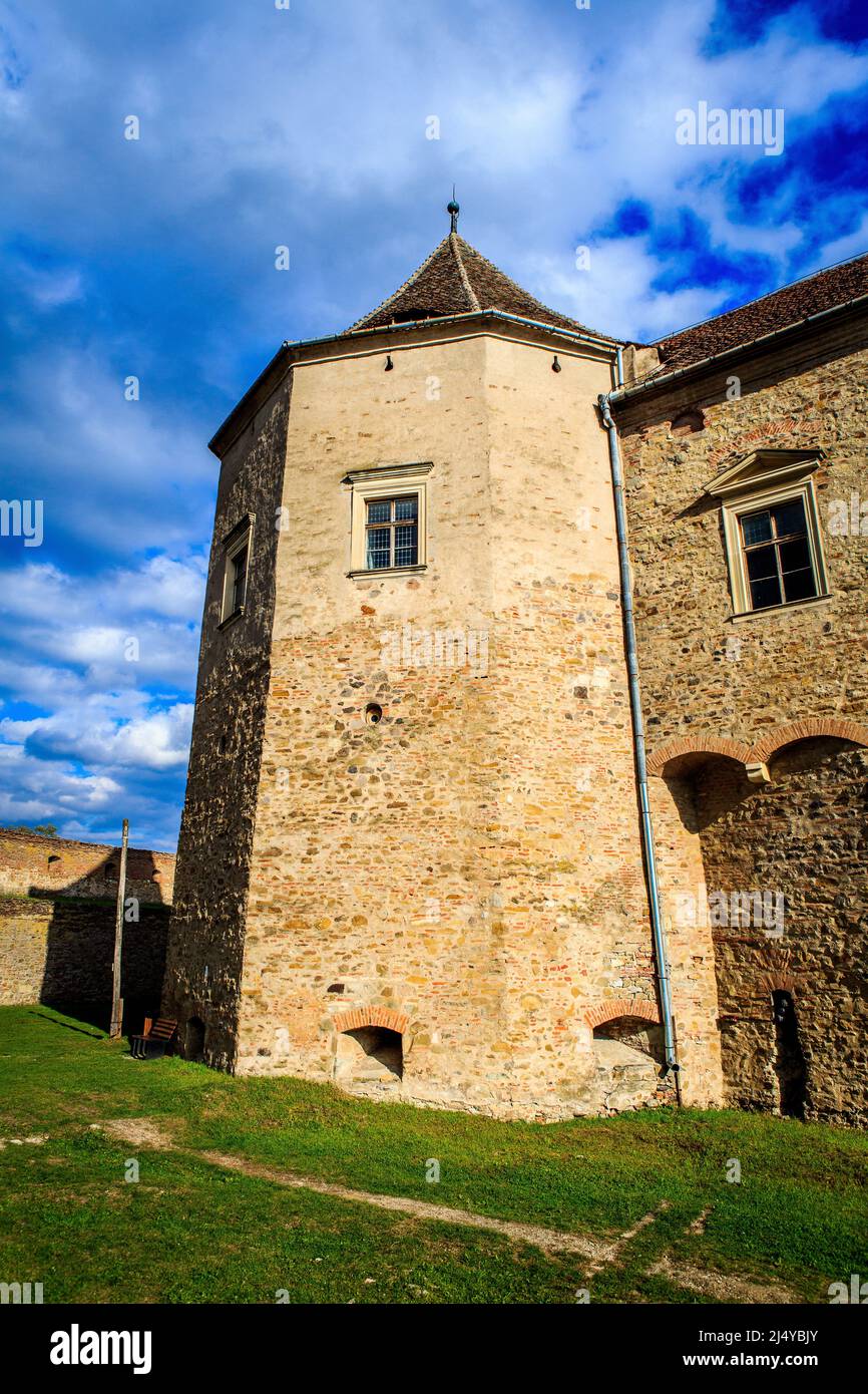 Inside of the Fagaras Citadel in Fagaras, Brasov County (Romania) - a ...