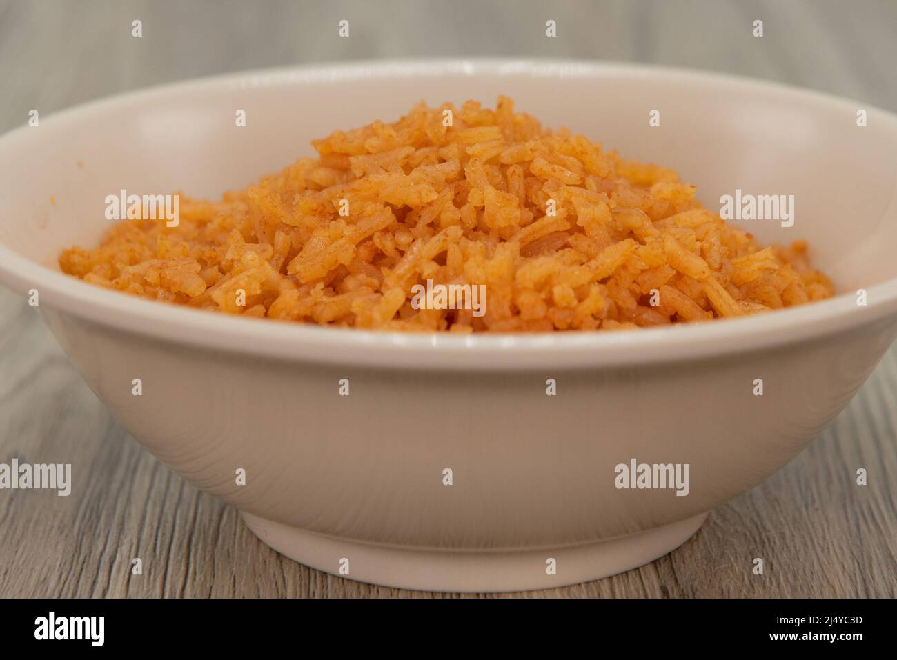 Hearty bowl of Mexican rice to compiment as a side dish to any Latino ...
