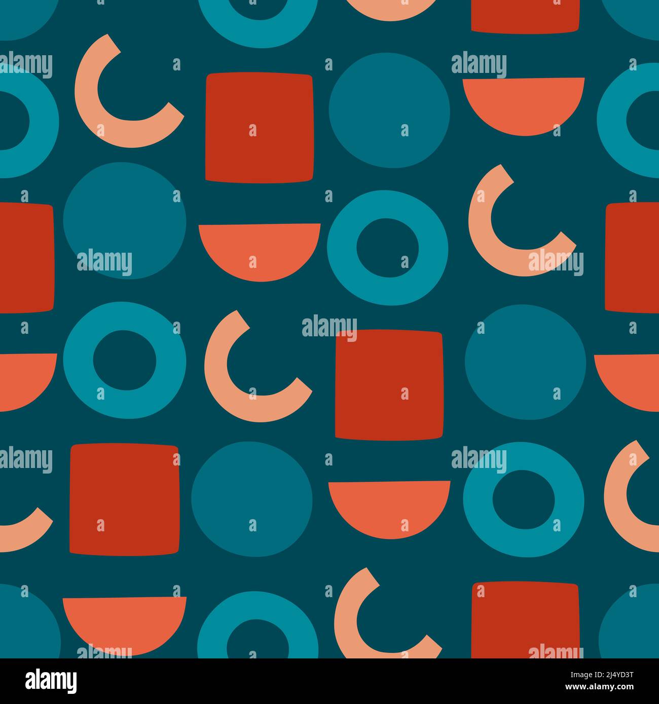 Abstract Seamless Pattern And Art Geometric Vector Stock Vector Image