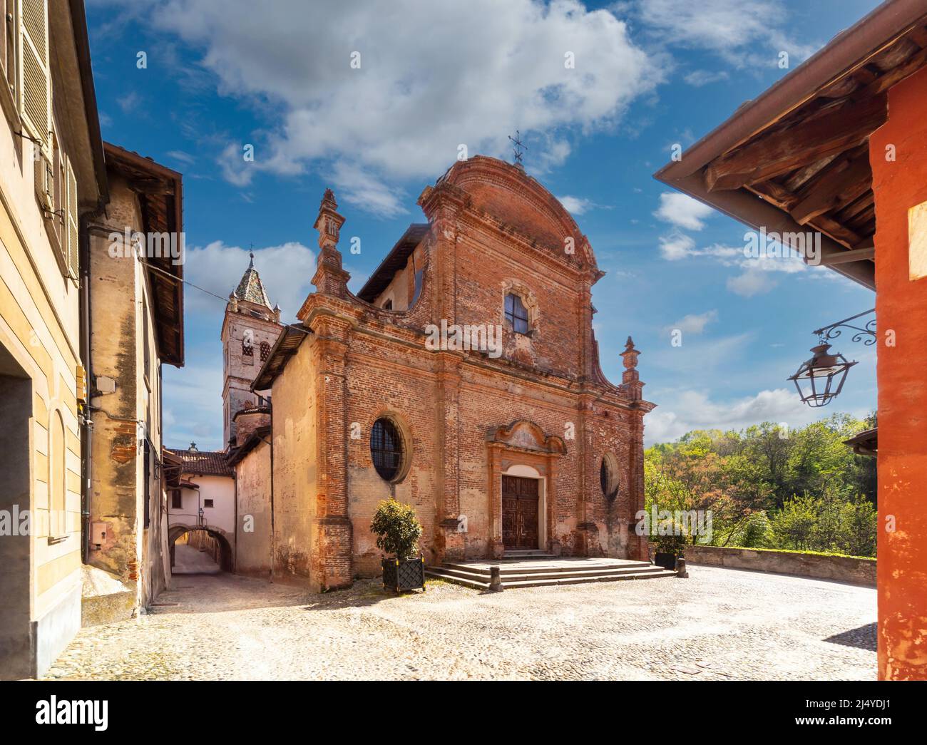 Saluzzo, Cuneo, Italy - April 15, 2022: The Church of San Bernardo (XVI ...