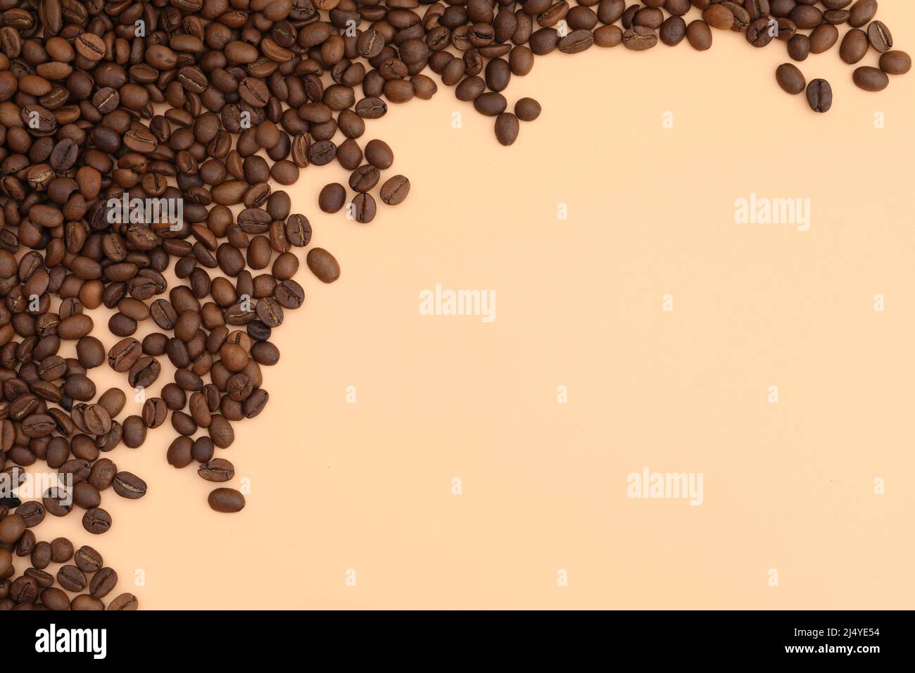 creative background with coffee beans Stock Photo - Alamy