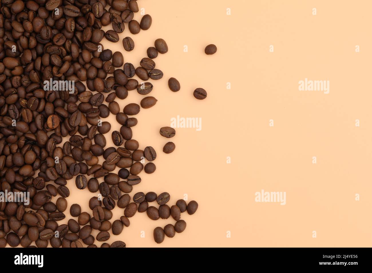 creative background with coffee beans Stock Photo - Alamy