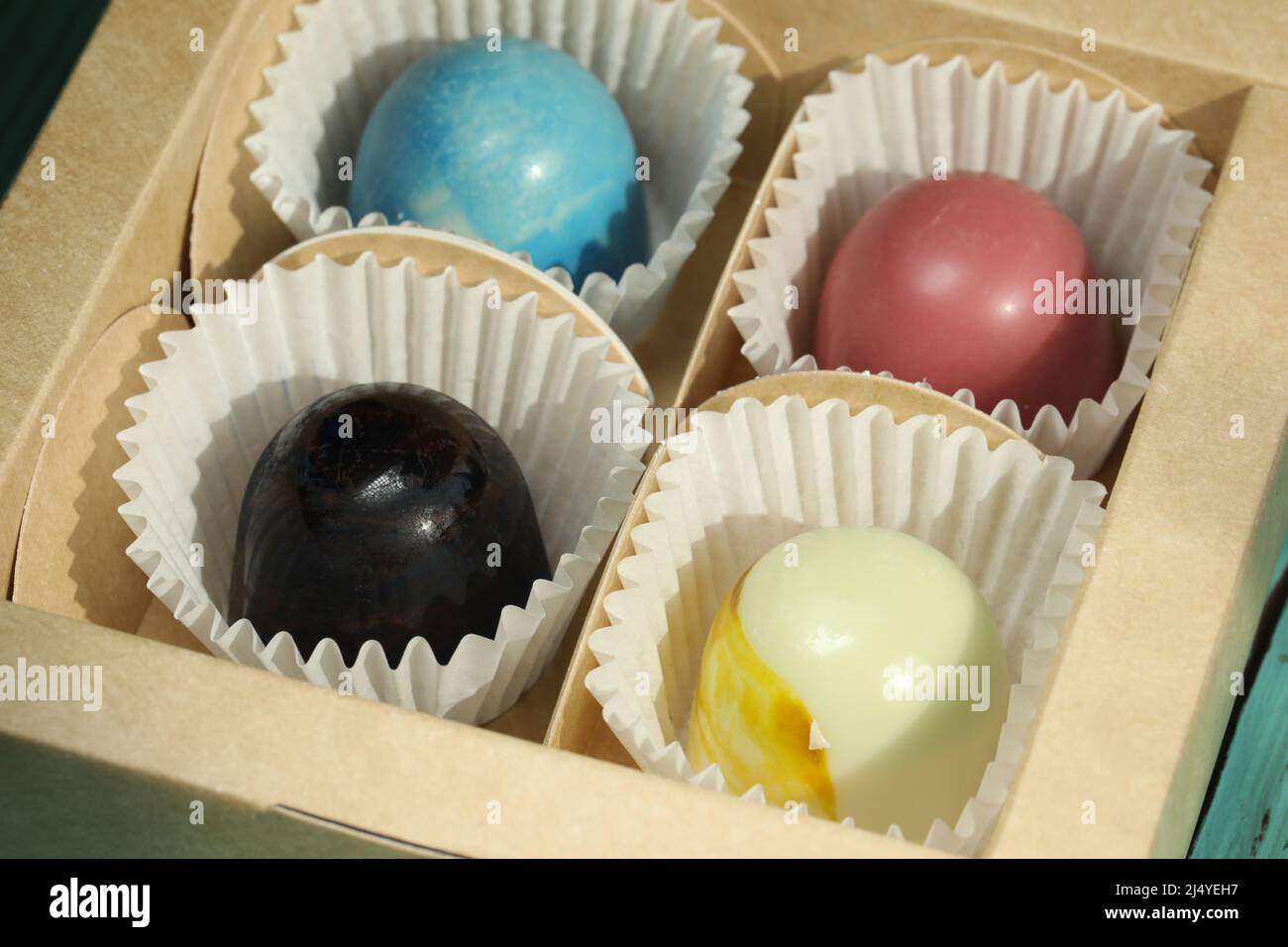 homemade chocolate candies Stock Photo - Alamy