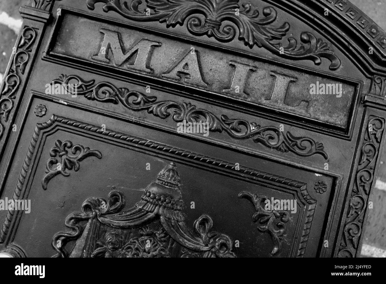 Old fashioned mail Black and White Stock Photos & Images - Alamy