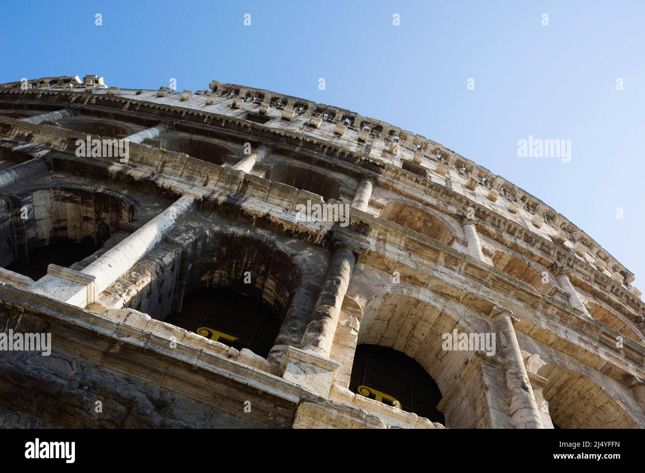 Colosseum rome low angle hi-res stock photography and images - Alamy
