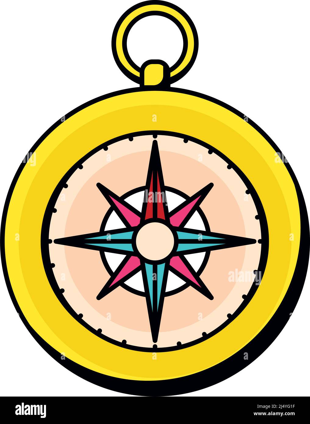 vintage compass icon Stock Vector Image & Art - Alamy