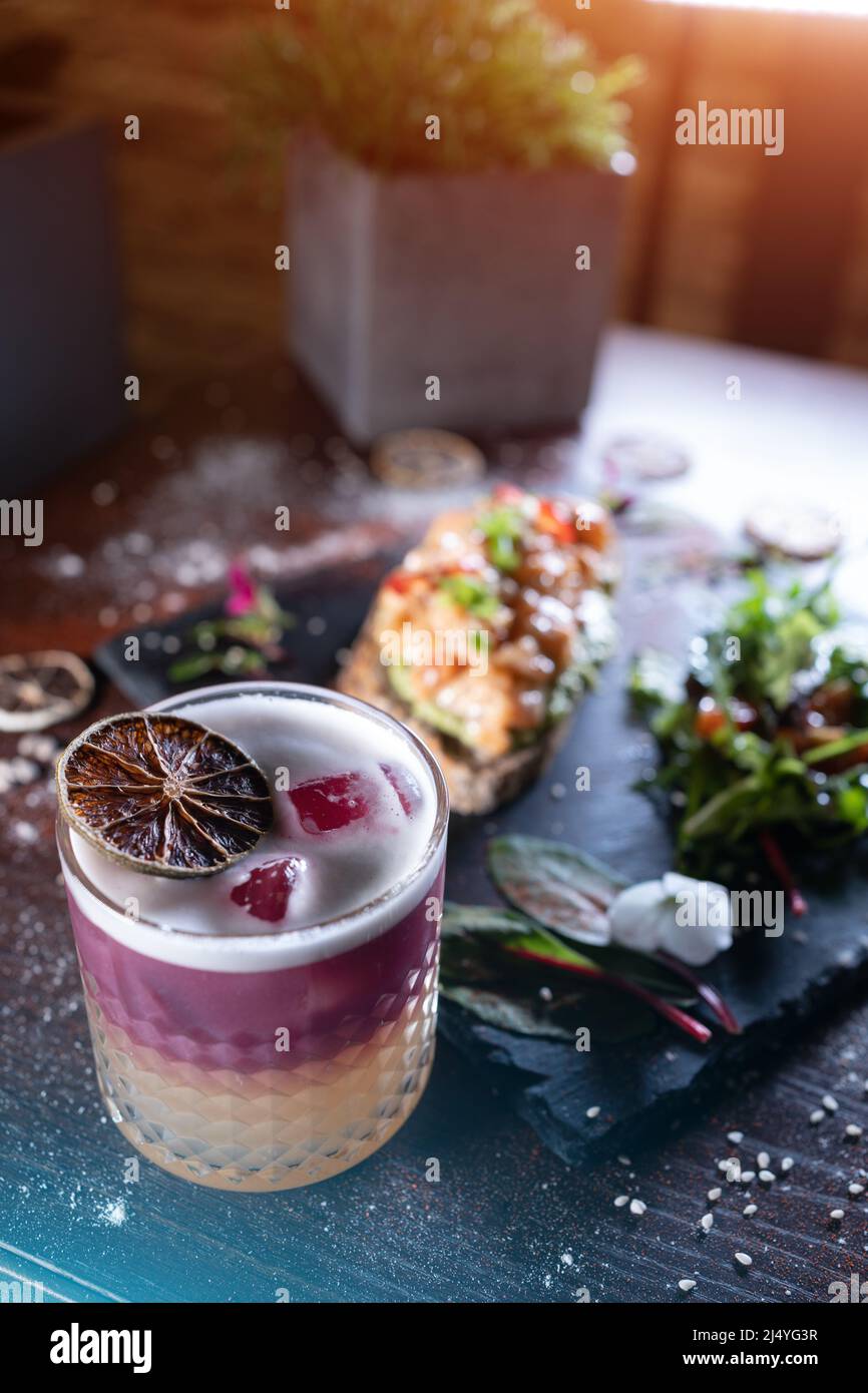 Layered cocktail glass hi-res stock photography and images - Alamy