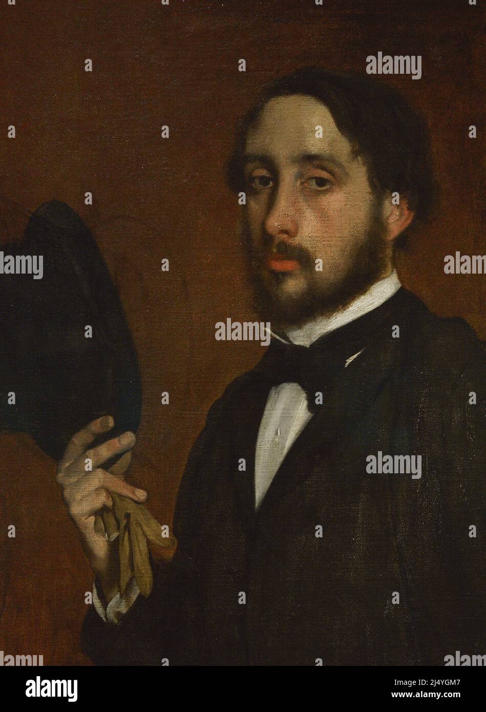 Edgar Degas Self Portrait 1863