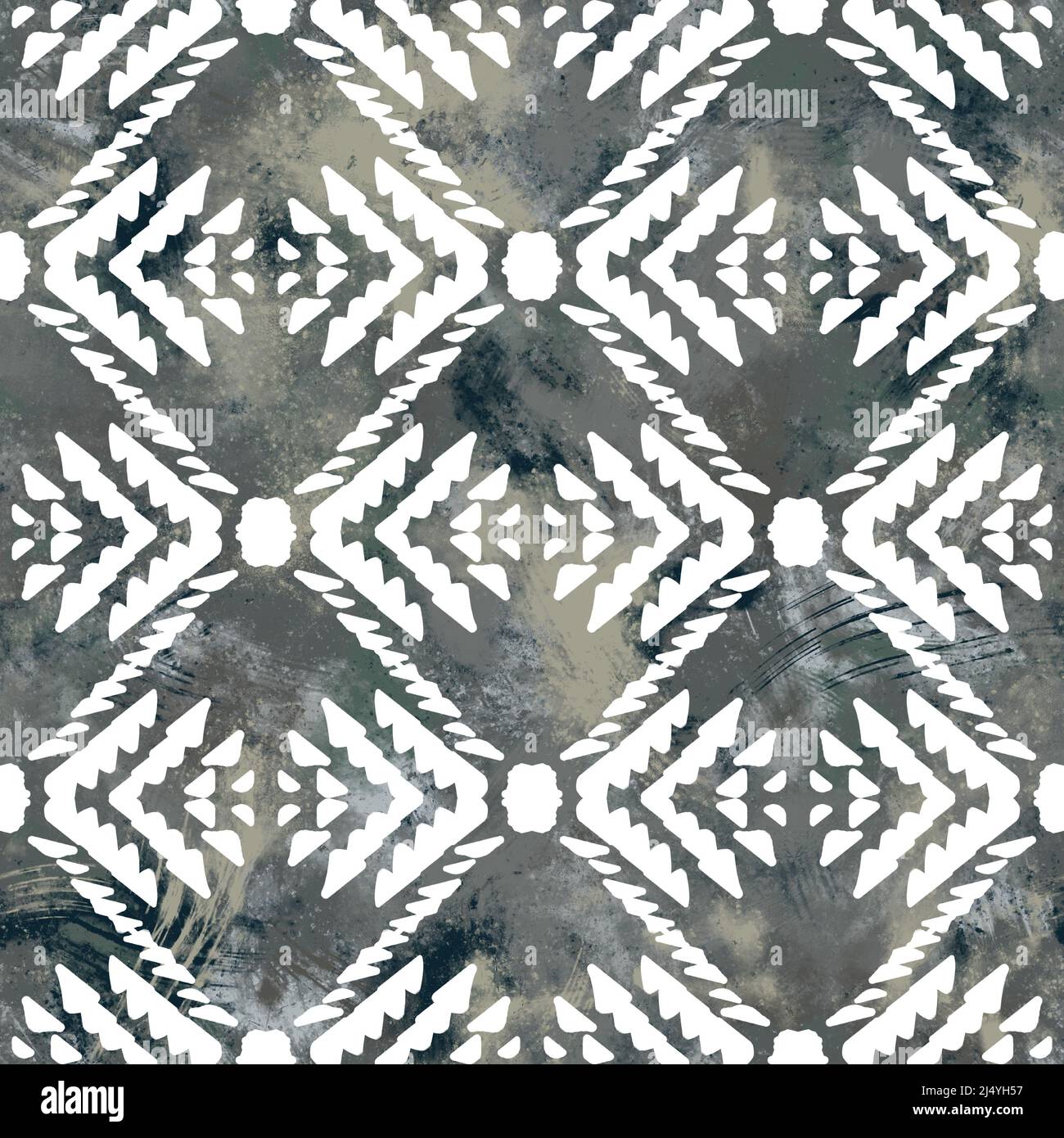 Seamless neutral and white grungy classic abstract surface pattern ...