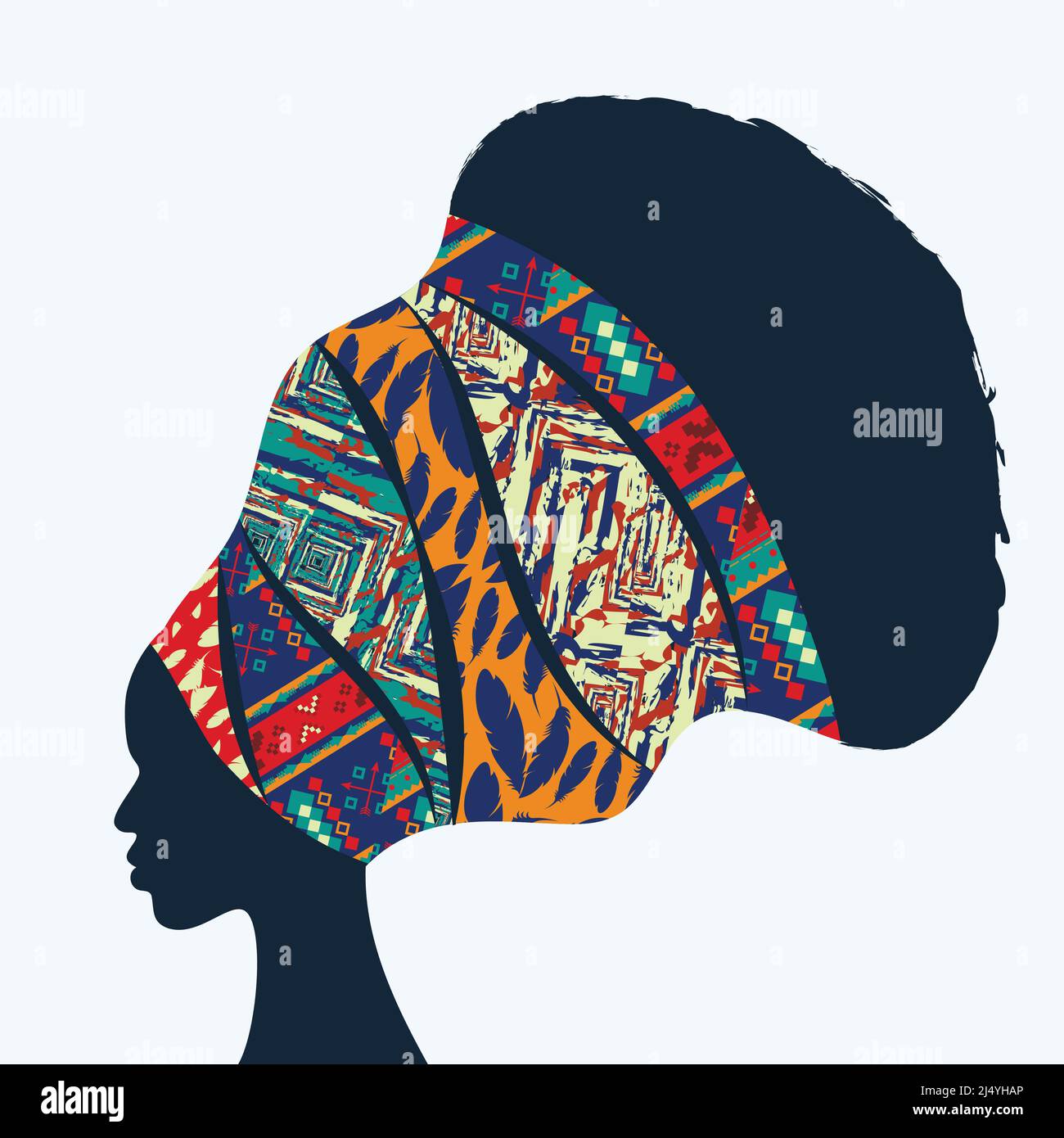 African woman head wallpaper Stock Vector Image & Art - Alamy