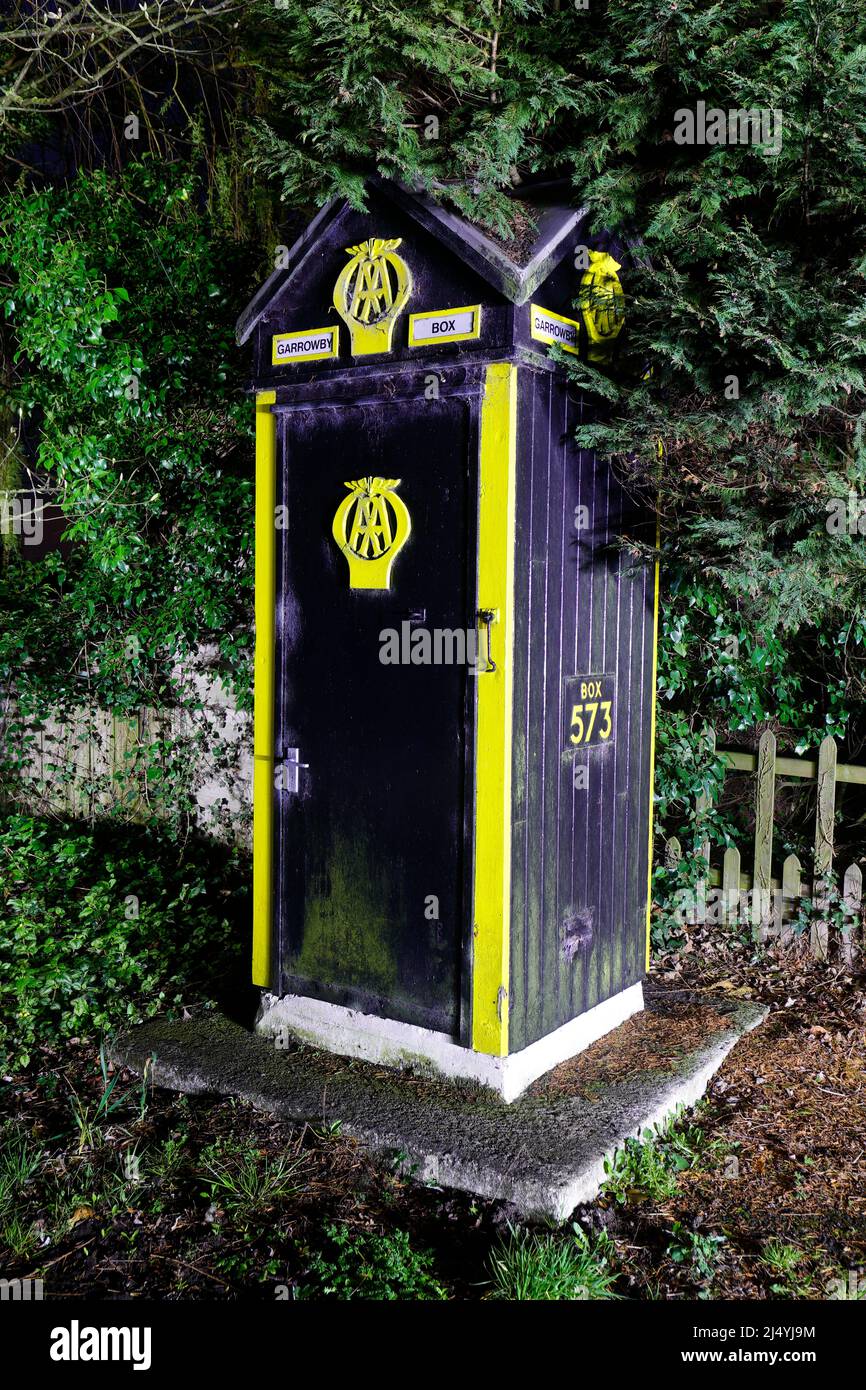 One of a few remaining preserved AA Boxes left in the country. This one ...