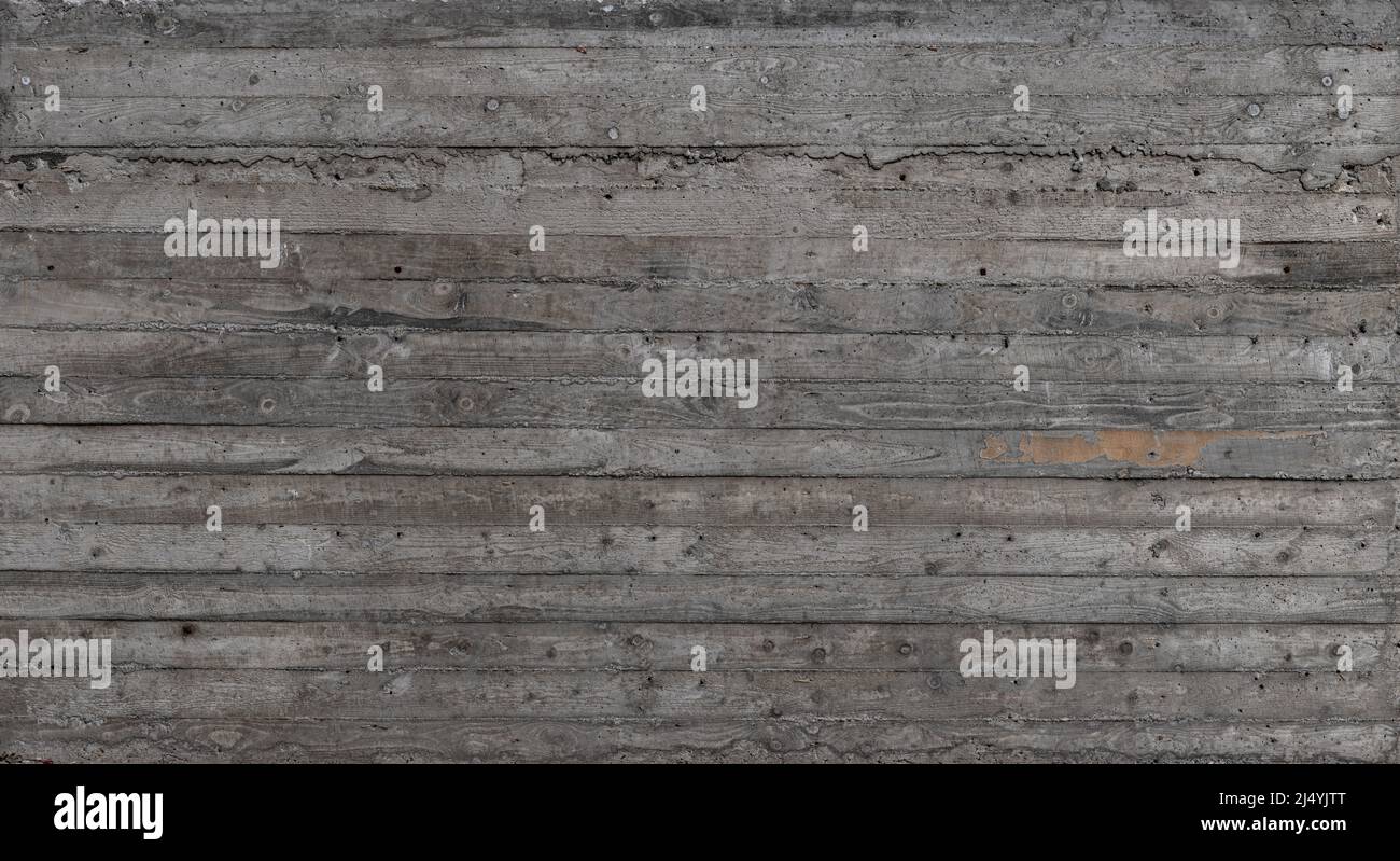 Concrete material with wood pattern Stock Photo - Alamy