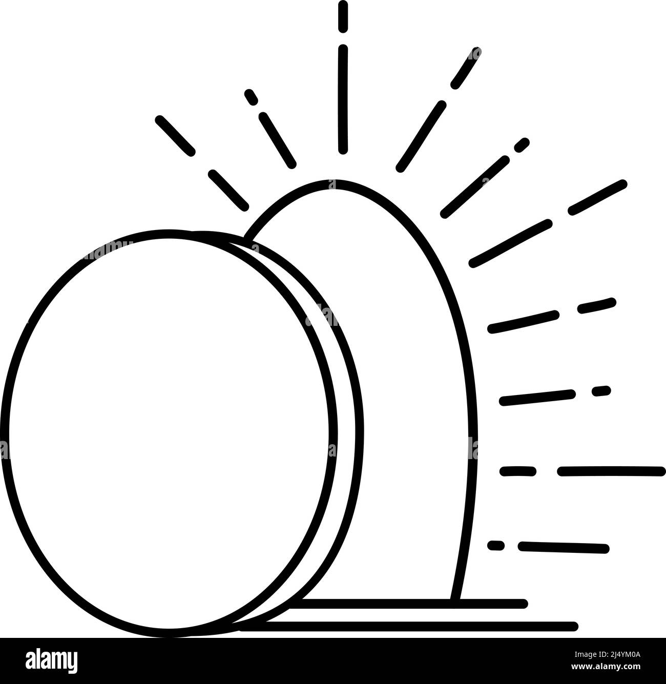 Vector Open tomb of Jesus Christ. Easter resurrection Sunday. Christian ...