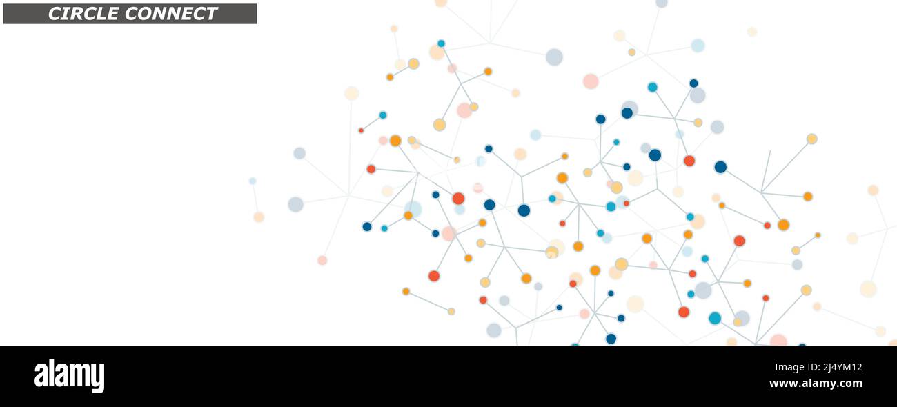 Triangle futuristic science structure for your project. Polygonal vector design. Connect color ...