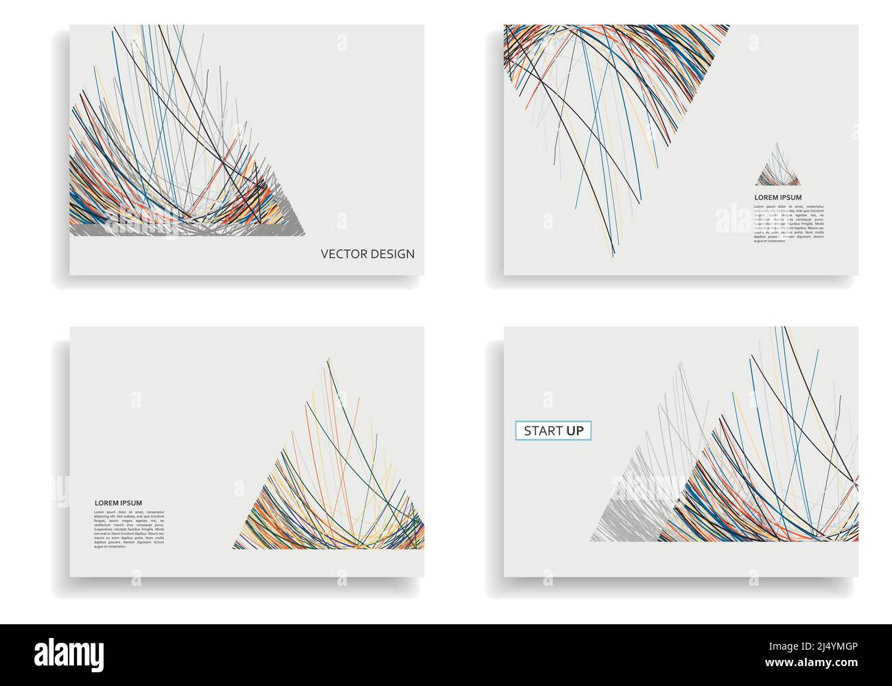 Geometry lines triangular shape. Abstract modern template illustration ...